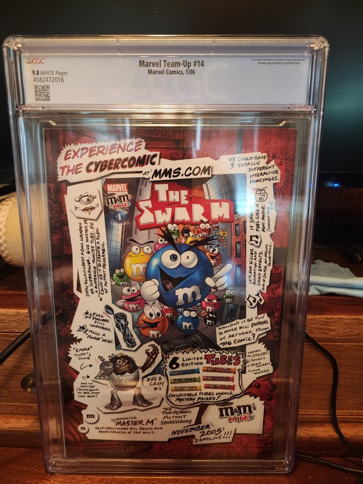 2006 MARVEL TEAM UP #14 INVINCIBLE COMIC BOOK CGC GRADED 9.8 ROBERT ...