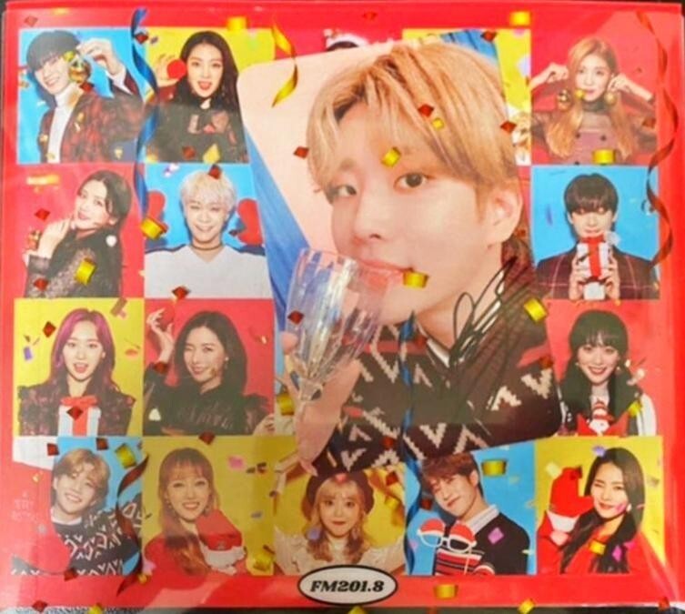 Fantagio Music FM201.8 + MJ autographed Signed photo card ASTRO Hello ...