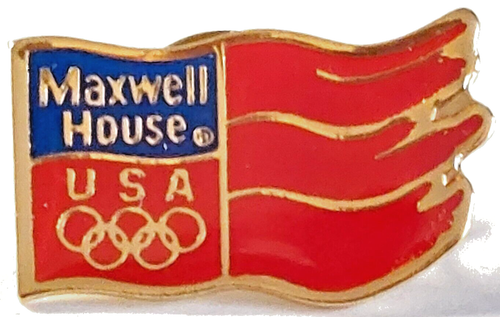 Olympics USA Maxwell House Sponsor Lapel Pin | eBay