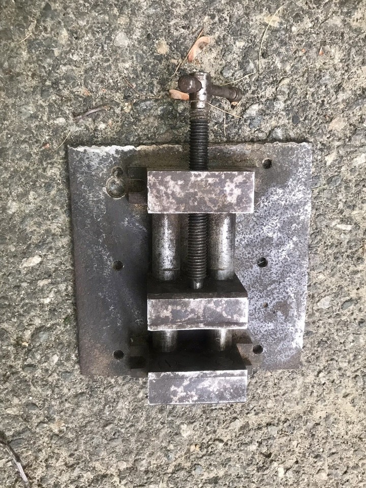 Small Vintage Machinist Toolmaker Gunsmith Jeweler Clamp Table Bench ...