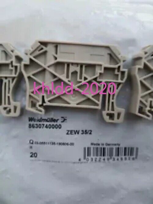 20pcs Weidmuller Connecting terminal ZEW 35/2 8630740000 | eBay