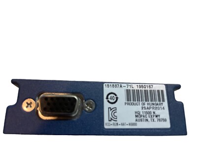 National Instruments NI 9866 NI-XNET Line Interface Module 151837A-71L ...