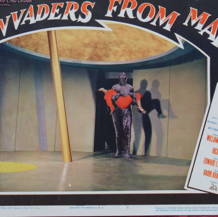 INVADERS FROM MARS Helena Carter 1953 Movie Orig Lobby Card sci-fi ...