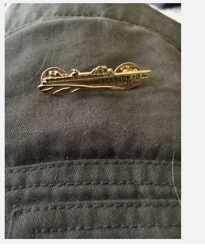 John F. Kennedy PT-109 Boat Gold Pin Political Campaign 1960 Election ...