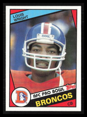 Louis Wright 1984 Topps #72 Denver Broncos | eBay