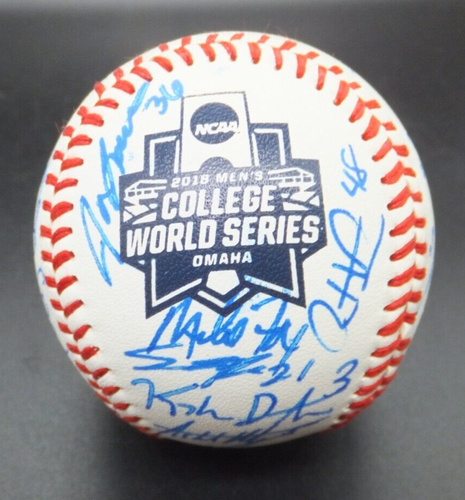 2018 NCAA Team Signed Autographed CWS Baseball by North Carolina ...