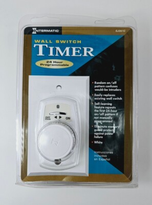Intermatic Wall Switch Timer EJ351C, New Sealed 24 Hour Programmable | eBay