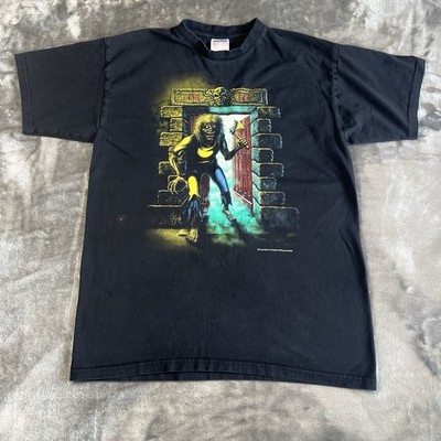 Vintage Iron Maiden T Shirt Mens Large Black 2006 On The Road Again ...