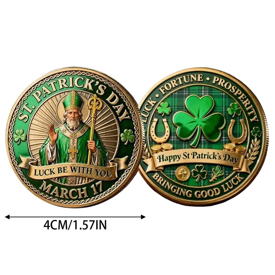 St. Patrick’s Day Lucky Coin,St Patricks Day Luck Be with You ...