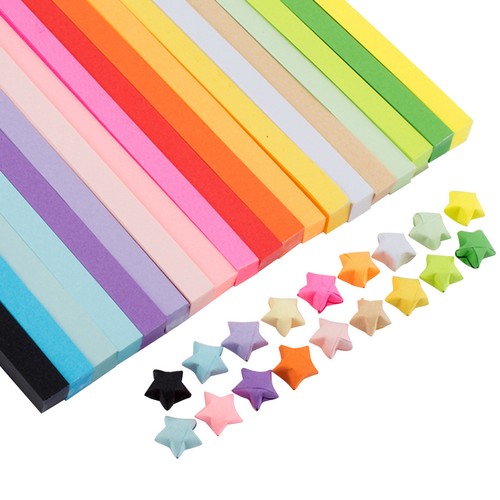 4050pcs Pentagram Paper Star Folding Strips for Origami Craft Solid ...