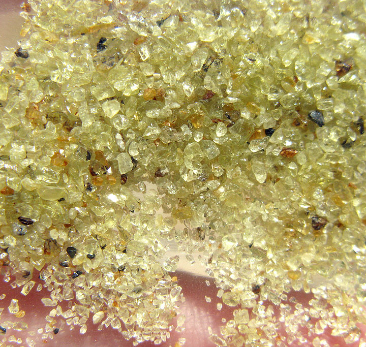 ADMIRE PALLASITE METEORITE OLIVINE JAR Gemstone Peridot Authentic SPACE ...