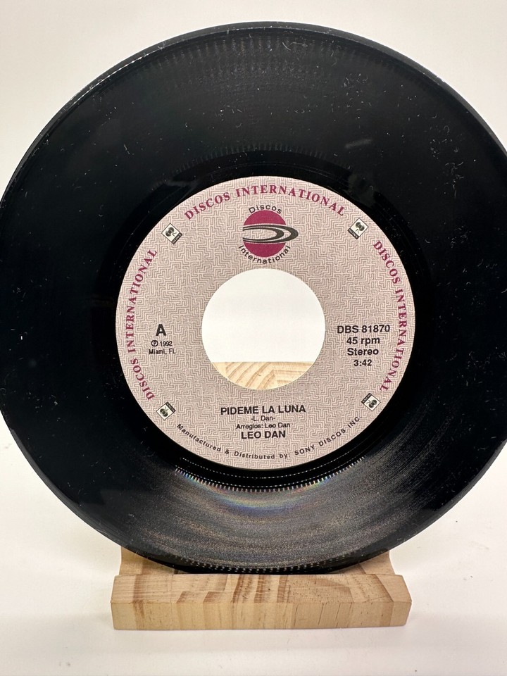 LEO DAN Pideme La Luna DISCOS INTERNATIONAL 81870 PROMO 45 VINYL 7 ...