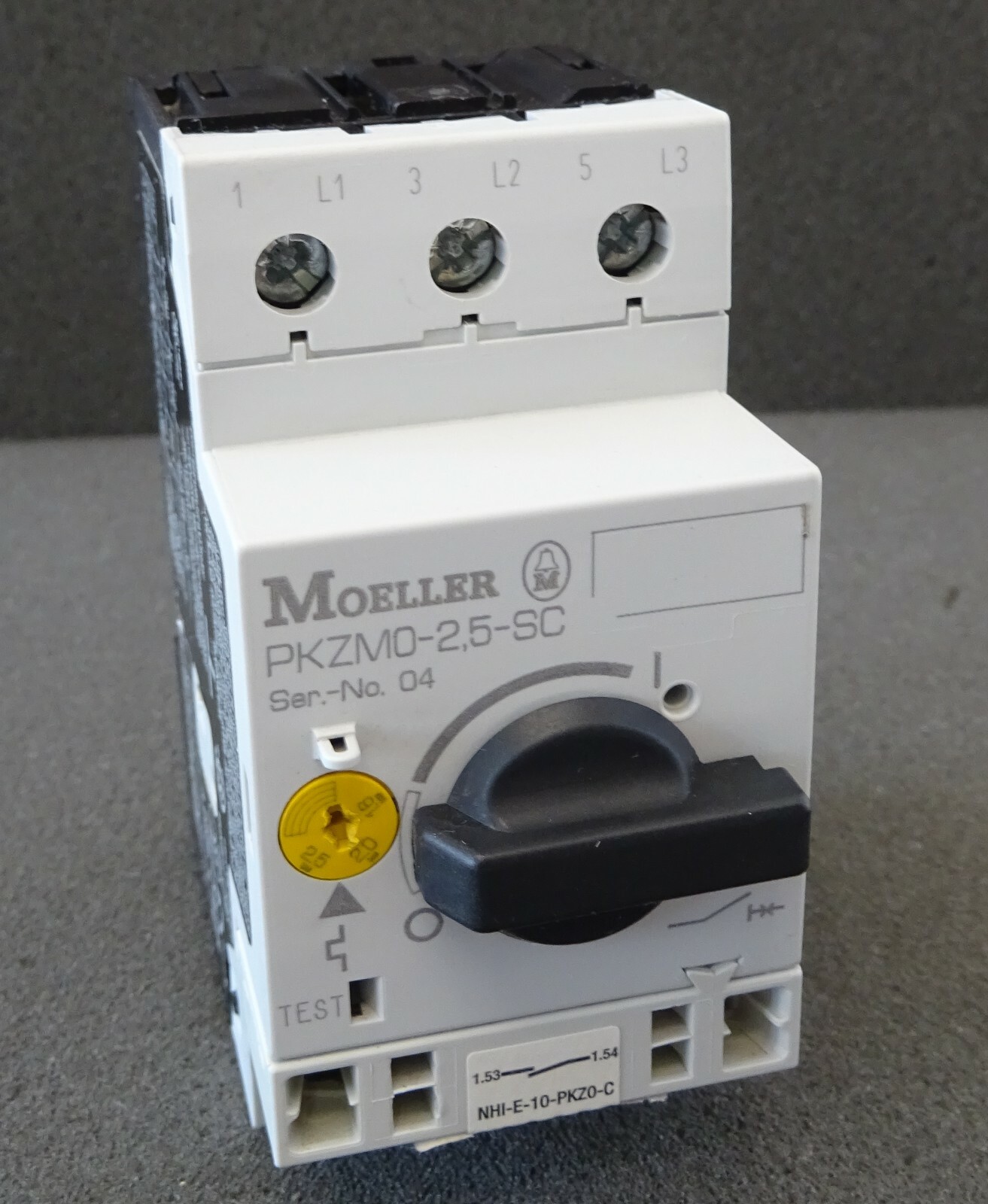 Motor Protection Switch Klockner Moeller PKZM 0-2 5-SC Eaton 5A Breaker ...