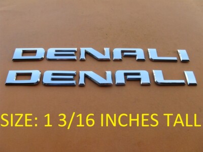 GMC SIERRA YUKON CANYON DENALI CHROME EMBLEM LOGO BADGE SIGN SYMBOL ...