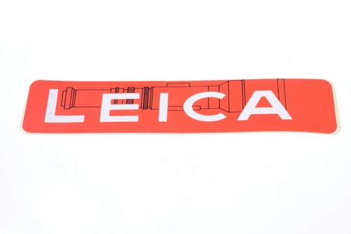 LEICA M, R ORIGINAL 15CM WIDE (560MM 5.6 LENS) ADVERTISING STICKER ...
