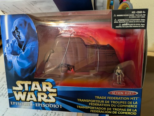 Star Wars Episode I Action Fleet TRADE FEDERATION MTT Vehicle 1998 ...