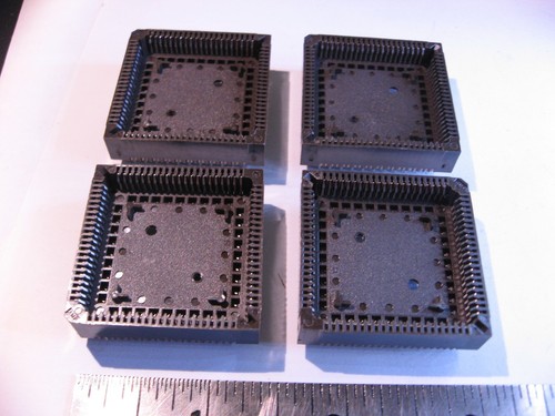 PLCC IC Socket 84 Pin Through-Hole - NOS Qty 4 | eBay