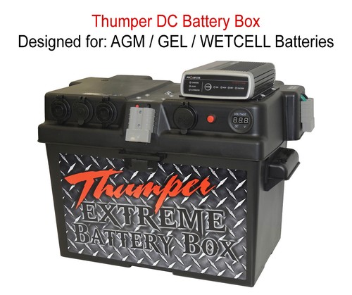 Thumper Battery Box DC Charger Projecta IDC25 Dual Battery smart ...