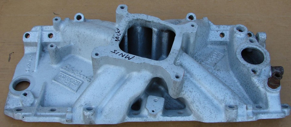 Edelbrock Torker 2-R 2745 Rectangular Port BB Chevy 396 427 454 Intake ...