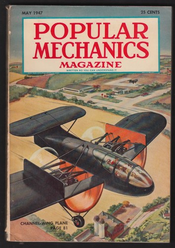 POPULAR MECHANICS Blue Bird II; Ted Williams; Francisco Pignatari + 5 ...