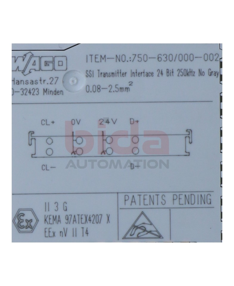 WAGO 750-630 SPS-Geberkarte / PLC encoder card 24V | eBay