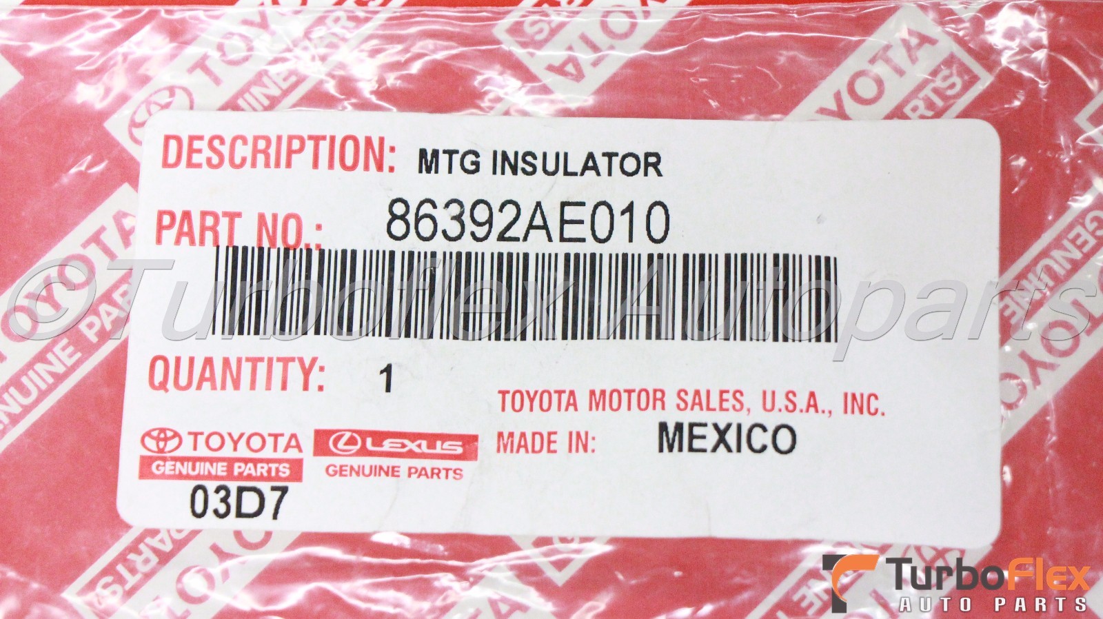 Genuine OEM Toyota 86392-AE010 Manual Antenna Bezel 2004-2010 Sienna ...