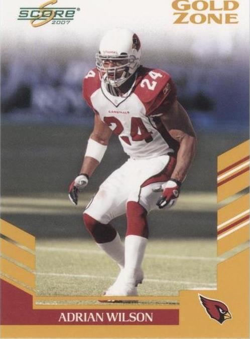 2007 Score - Adrian Wilson #109 Gold Zone /600 for sale online | eBay