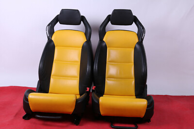 2 Lamborghini Gallardo Leder Sitze Sitz Sportsitze Seats LP 500 gelb ...