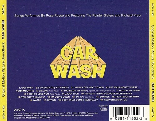 Car Wash (Original Soundtrack) by Car Wash / O.S.T. (CD, 1996) for sale ...