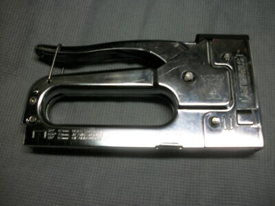 STANLEY STAPLE GUN MODEL TR45 ( MISSING REAR LOAD SPRING IN STAPLE ...