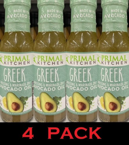 Primal Kitchen GREEK DRESSING & MARINADE Made W Avocado oil 8 oz Bottle ...