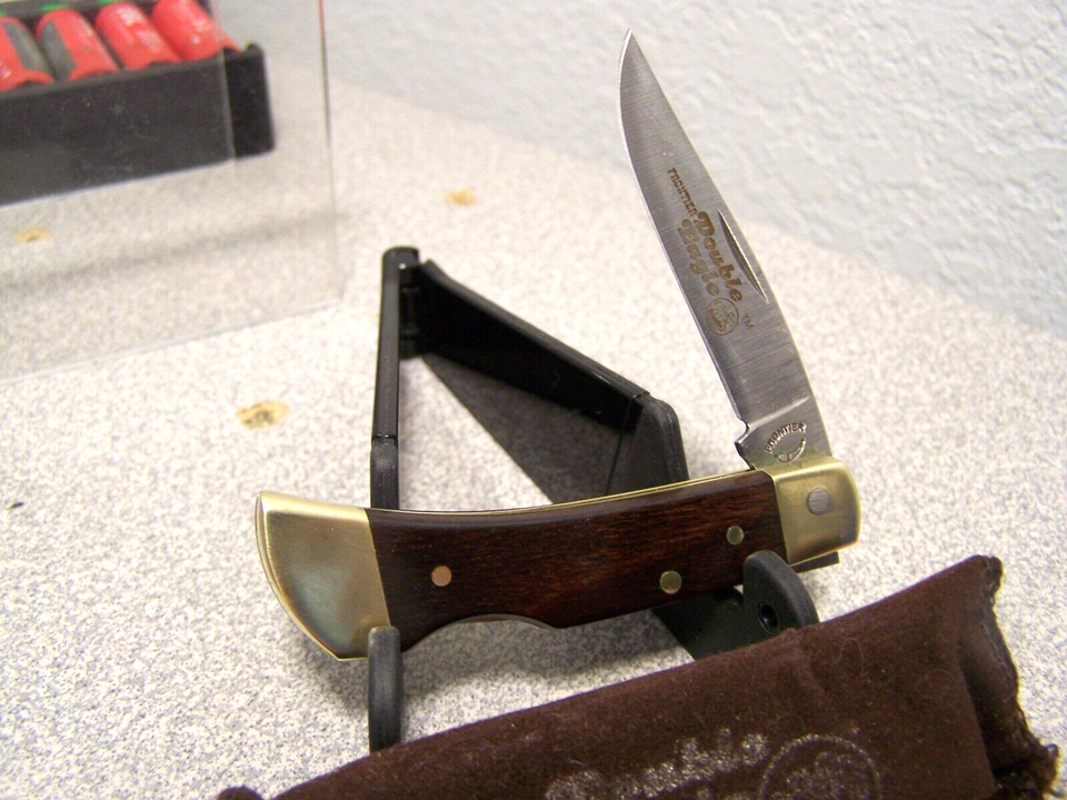 Vintage Imperial Frontier Series 4715 u Lockback Knife Wood Handles ...