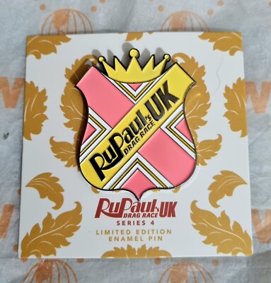Official Rupaul's Drag Race UK 4 Ru Peter RuPeter Enamel Badge | eBay UK
