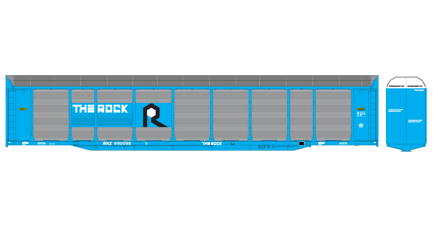 HO Scale - Rock Island Bi-Level Autorack Decals | eBay