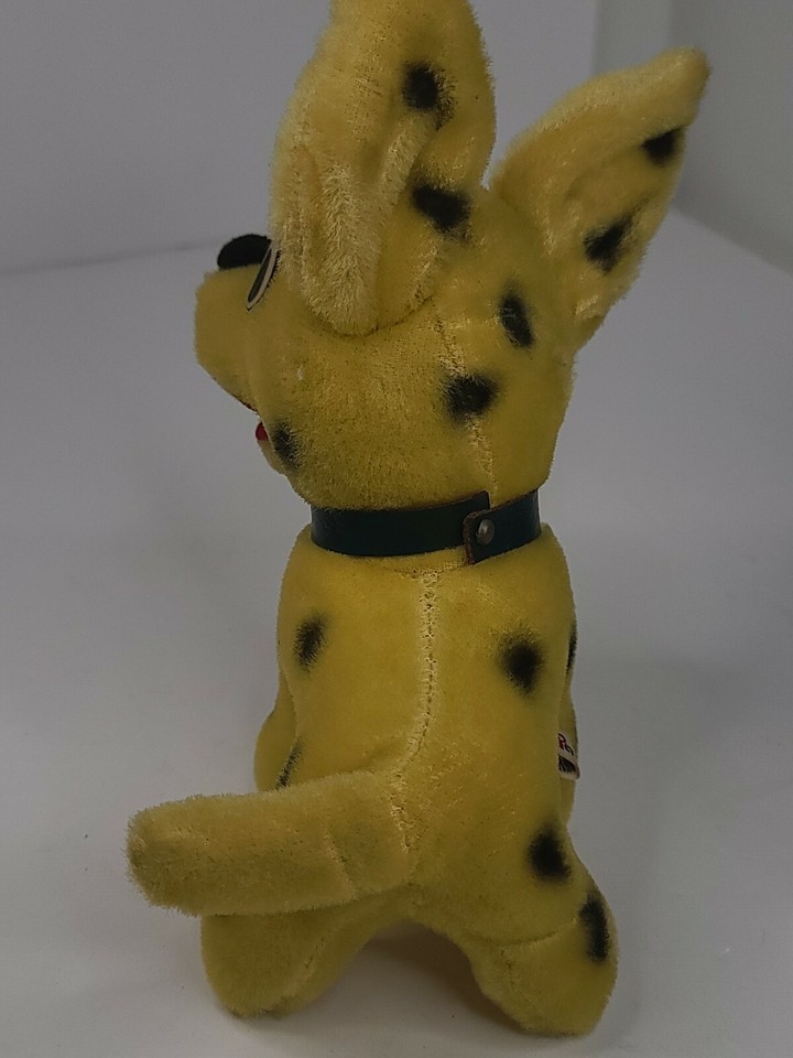 Yoski Pets Stuffed Animal Toy 6" Yellow Dalmatian Plush Rare Vintage | eBay