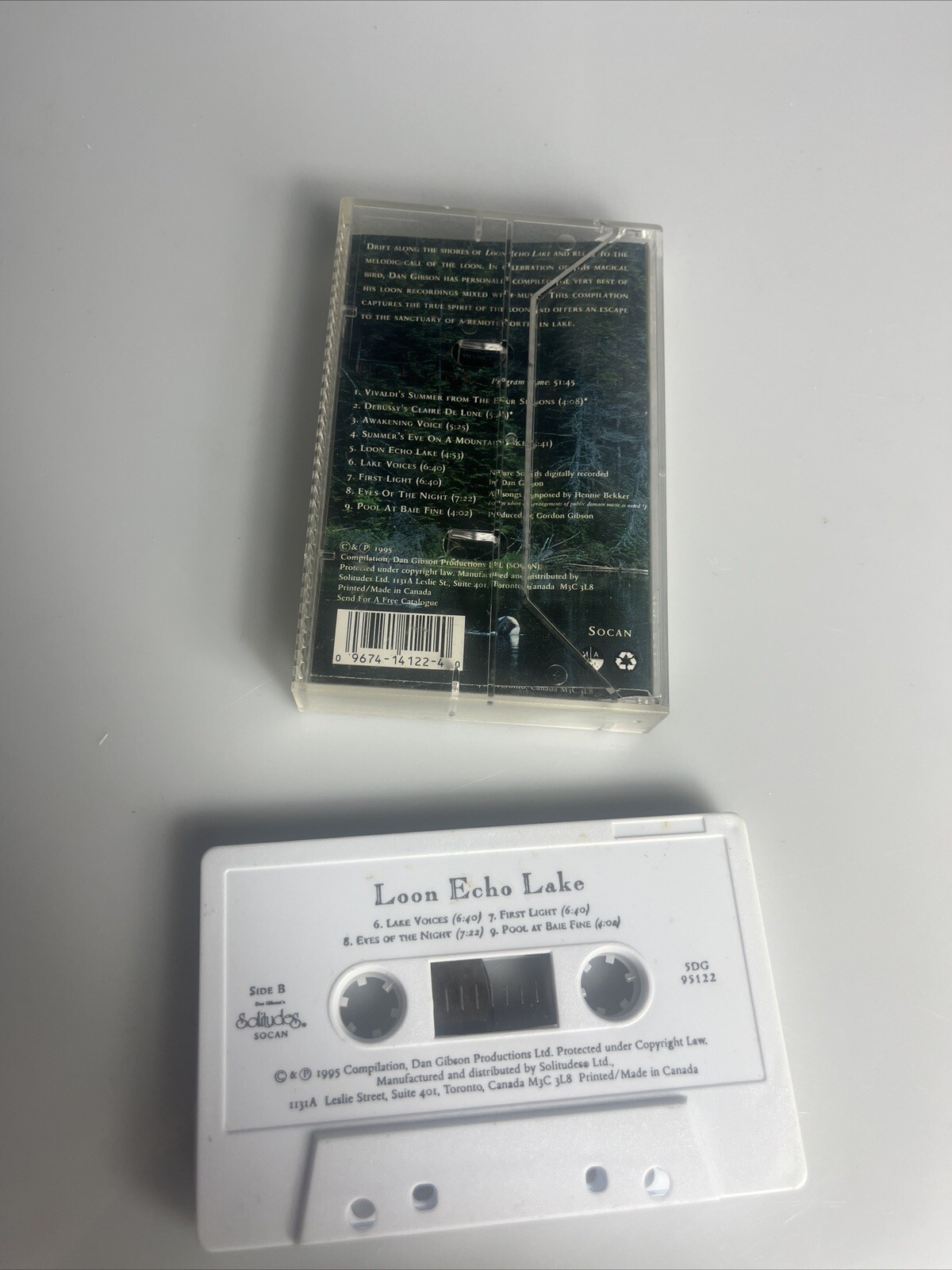 Canada Import: Solitudes, Loon Echo Lake (Cassette Tape, 1995) White ...