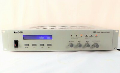 TAIDEN HCS-4100MB/05 Digital Congress System Main Unit | eBay