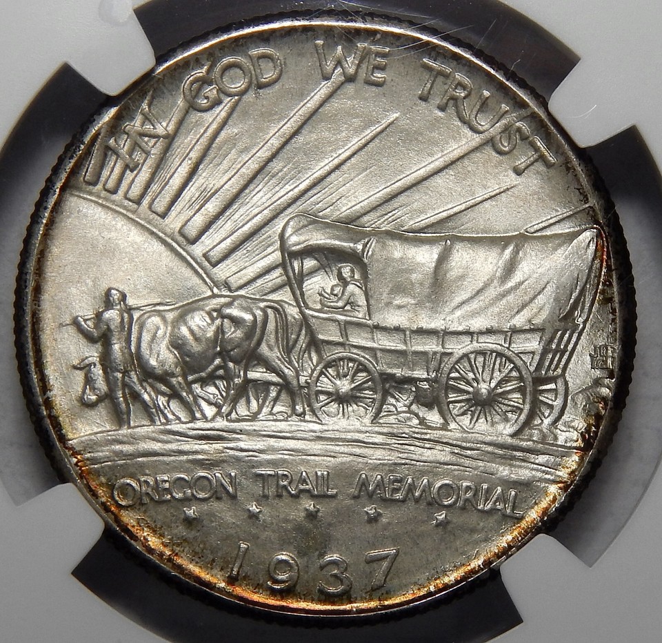 1937-D NGC MS68 OREGON HALF DOLLAR SILVER COMMEMORATIVE | eBay