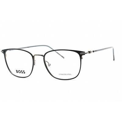 Hugo Boss Men's Eyeglasses Matte Blue Dark Ruthenium Frame BOSS 1431 ...