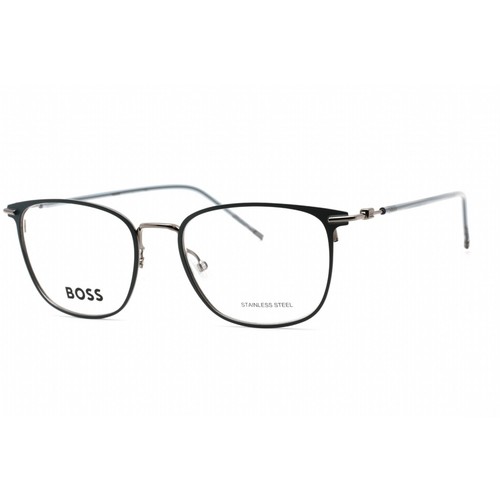 Hugo Boss Men's Eyeglasses Matte Blue Dark Ruthenium Frame BOSS 1431 ...