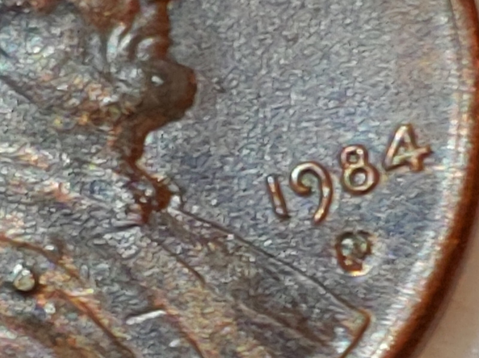 1984 Double mint strike S over D penny cent error coin Ungraded ...