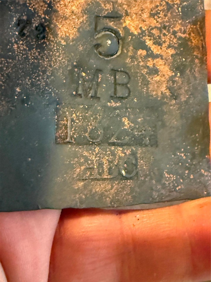 Nice 1824 Hudsons Bay Company "5 MADE BEAVERS" Bale Tag Copper HB HBC ...