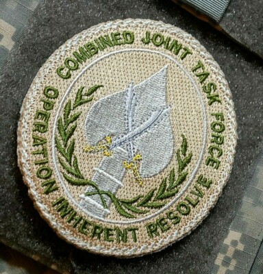 JOINT SPECIAL OPS TASK FORCE OPERATION INHERENT RESOLVE CJTF-OIR velkrö ...