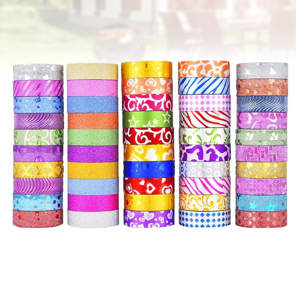 50 Pcs Vintage Washi Tape Book Album Paper Decorative Diary Sticker ...