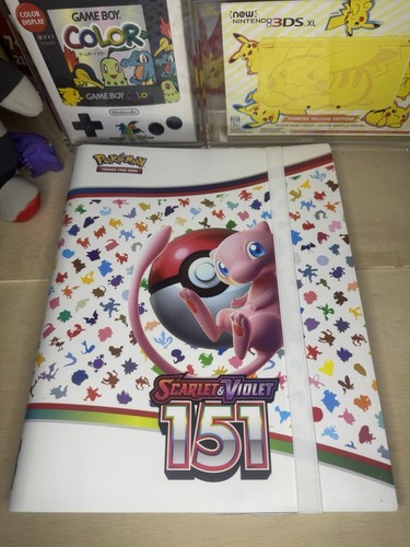 Pokemon TCG Card Game Scarlet & Violet 151 MEW BINDER ONLY US SELLER 20 ...