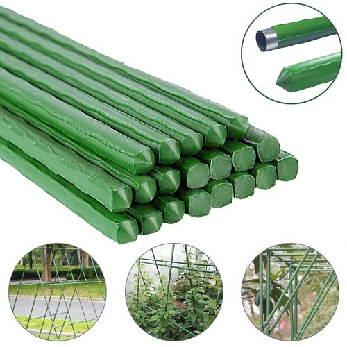 20 Pack Hydroponics Garden Plant Stakes Support Sticks Canes Pole Grow ...