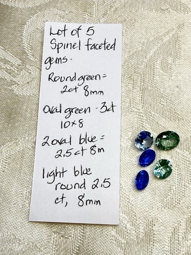 Gemstone Lot Of 5 Spinel Faceted Gems. #20. See First Photo Info | eBay