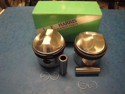 TRIUMPH 500 PISTONS 1968-73 69MM +020 9:1 COMP TIGER100 T100C T100R ...