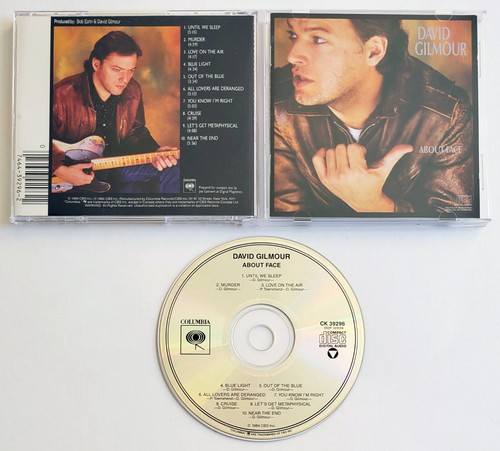 DAVID GILMOUR About Face CD 1984 Bob Ezrin PINK FLOYD Pete Townshend ...