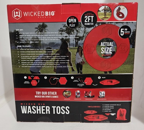 **New In Box**Wicked Big Sports Washer Toss #6 Washers Included | eBay